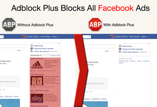 نرم افزار Adblock Plus : تصمیم فیسبوک ضد کاربران عمل خواهد کرد