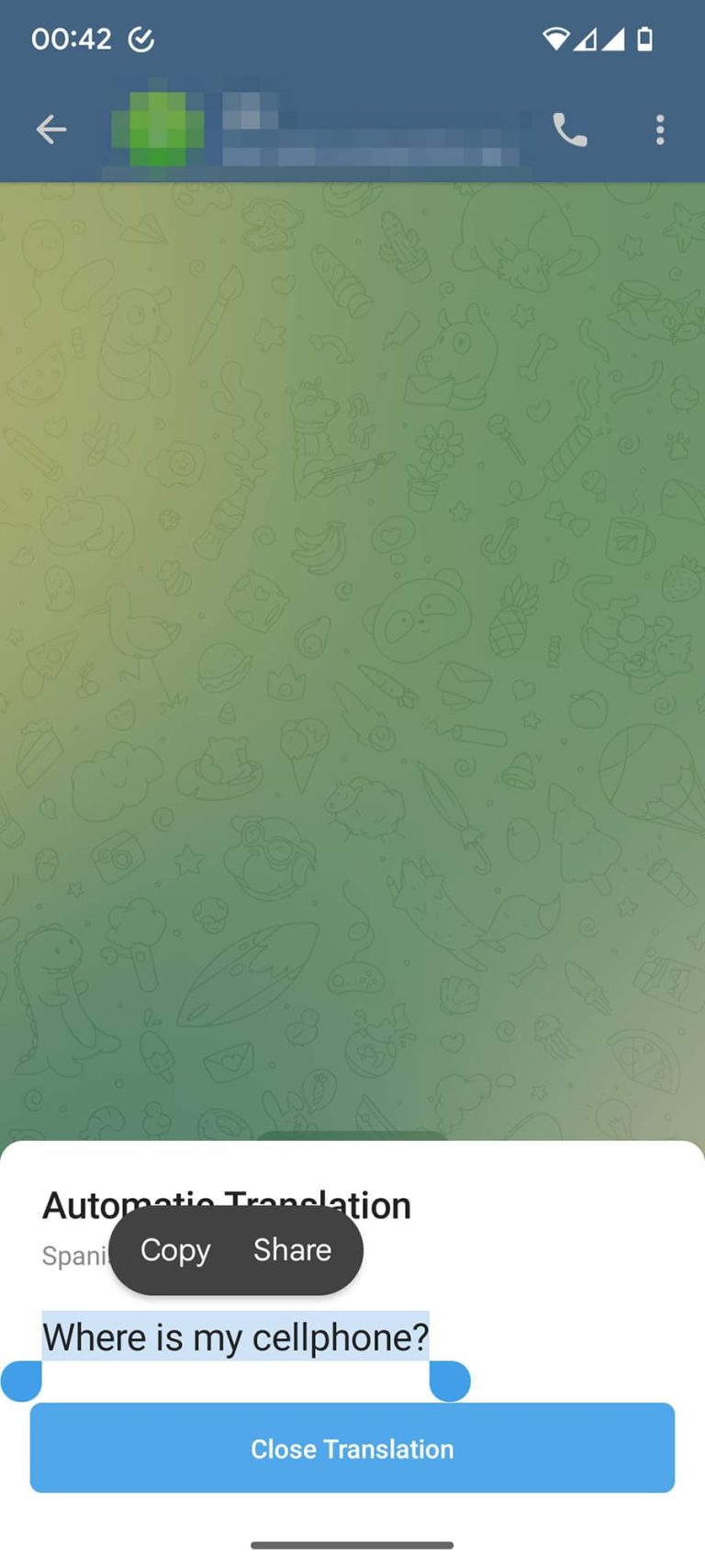 آموزش تصویری استفاده از مترجم تلگرام | گجت نیوز