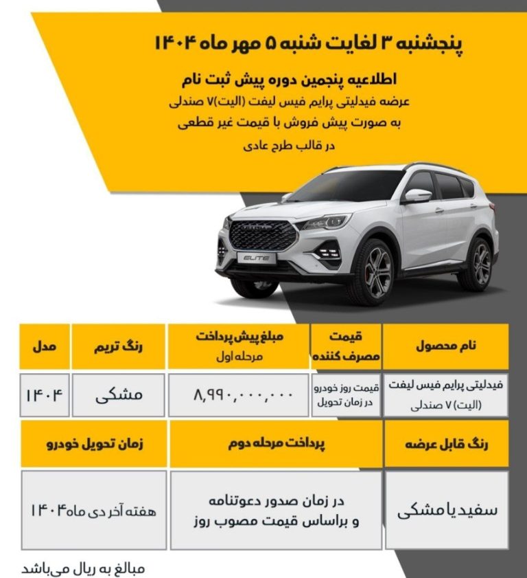 ثبت نام پیش‌فروش و فروش فوری محصولات‌ شرکت بهمن موتور آغاز شد - مهر ...